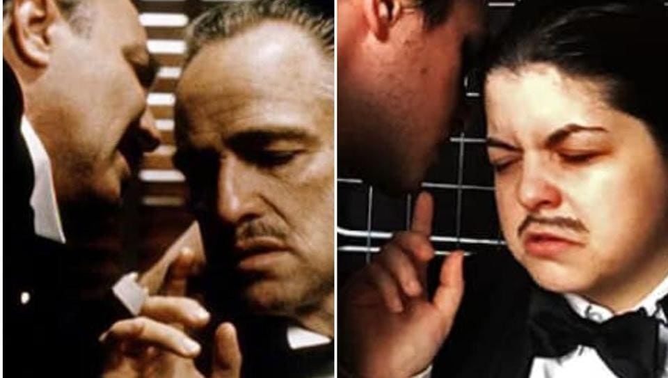 Hungarian film buff couple recreates iconic scenes from Godfather, Game ...