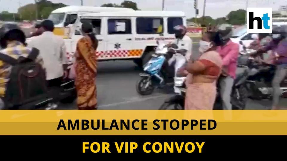 Watch: Chennai police stop ambulance to allow VIP convoy to pass ...