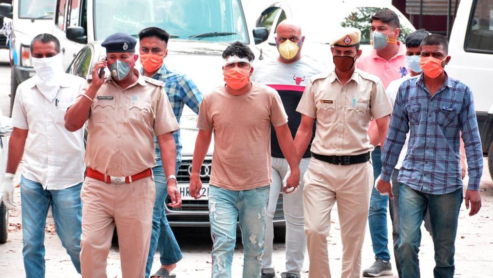 Day after arrest of four gangsters in Panchkula, two local men held for ...