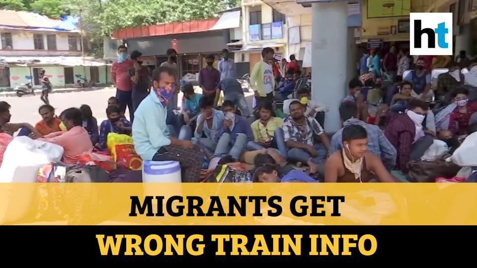 Migrants arrive at Pune station over an alleged fake message, asked to ...