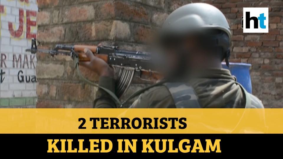 Forces gun down 2 ISJK terrorists in encounter in Kulgam, J&K | Hindustan Times