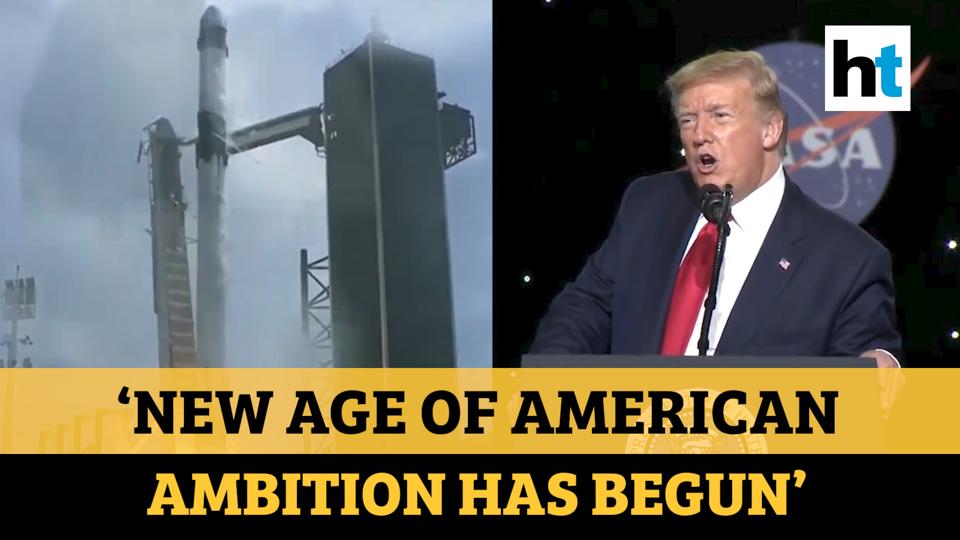 SpaceX Rocket Lifts Off, Trump says Dragon Capsule reached low Earth ...