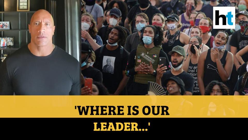 Dwayne Johnson calls for justice amid protests in US over George Floyd ...