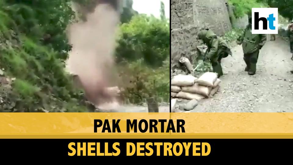 Watch: Indian Army detonates Pak mortar shells in J&K’s Uri after ...