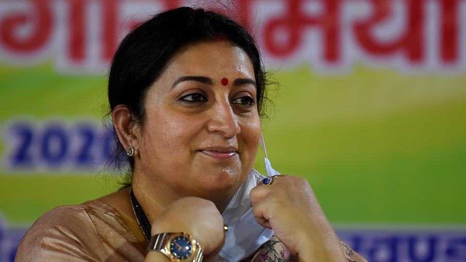 Jan Dhan and Ujjwala scheme figure in Smriti Irani’s attack on Congress ...