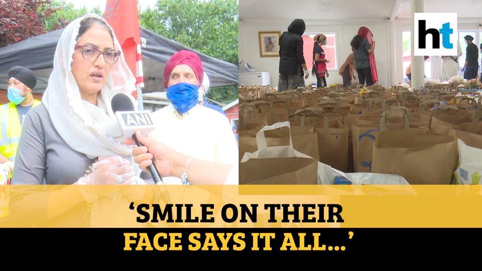 Watch: Sikh community in US hosts drive-thru food distribution for ...