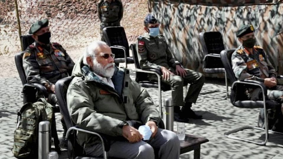 PM Modi on Ladakh front with strong message to protect border from ...
