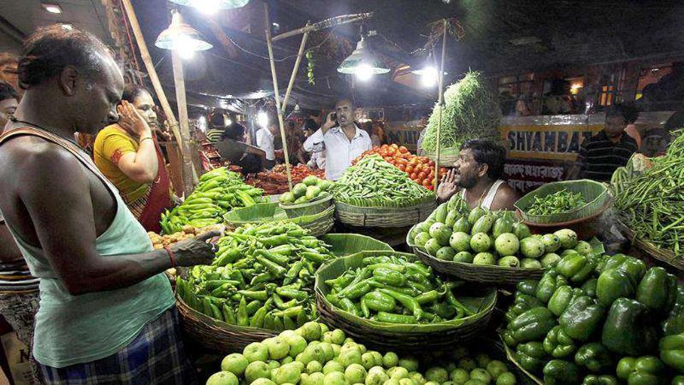 Inflation rises, food prices ease: Data | Latest News India