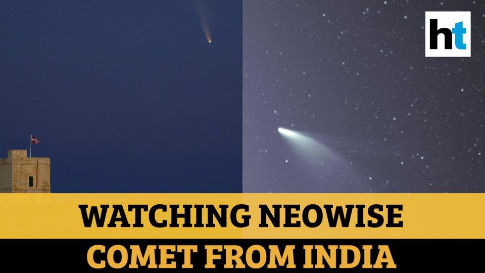 Comet NEOWISE: How to watch from India as space object dazzles in night ...