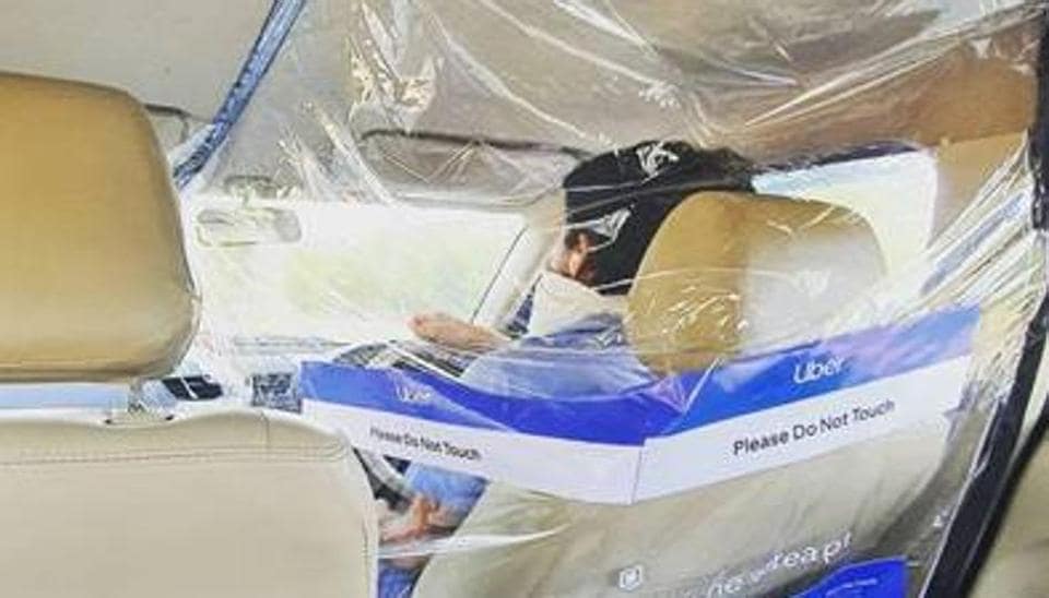 Cabs, autos install plastic shields for a safer ride | Mumbai news