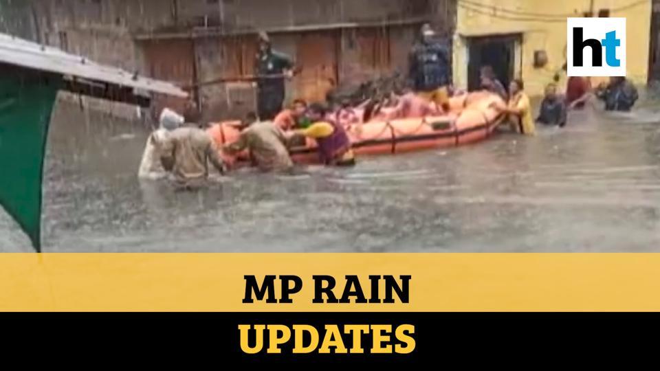 MP rain: Rescue operations in Indore; woman killed in wall collapse; IMD alert | Hindustan Times