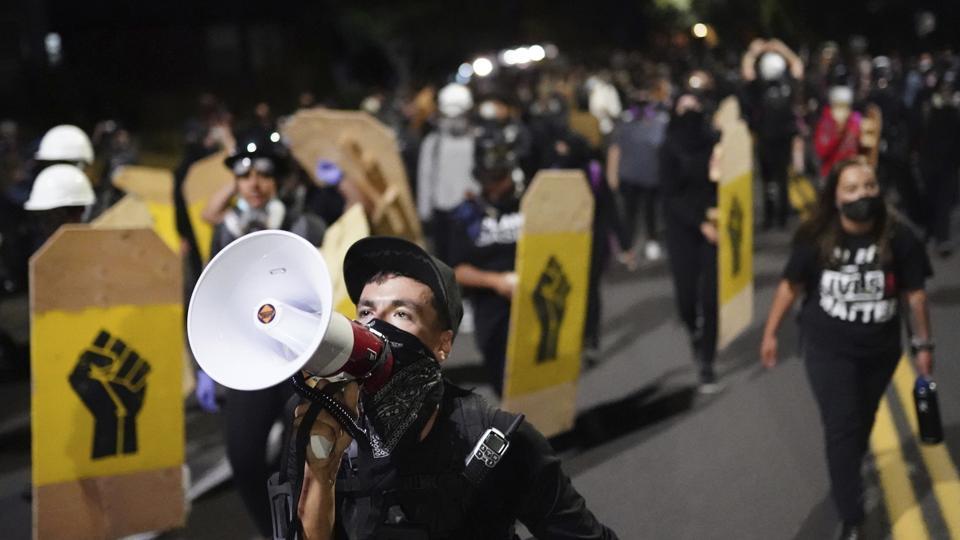 Portland protests set up clash between journalists, police | World News ...