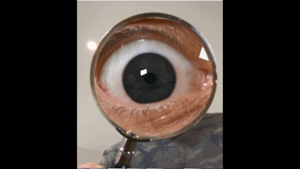 Animator creates creepy yet fascinating video of himself sitting inside ...