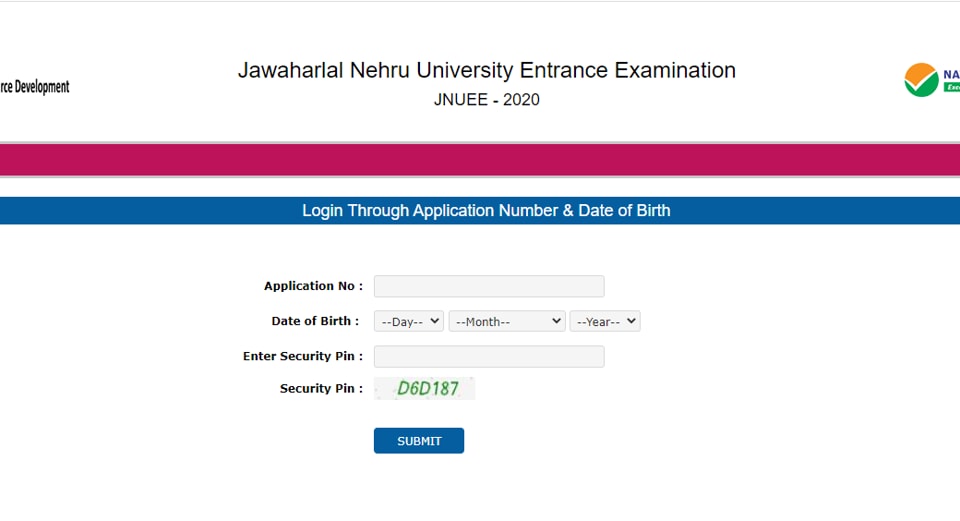 JNUEE admit card 2020 released at jnuexams.nta.nic.in, here’s direct ...