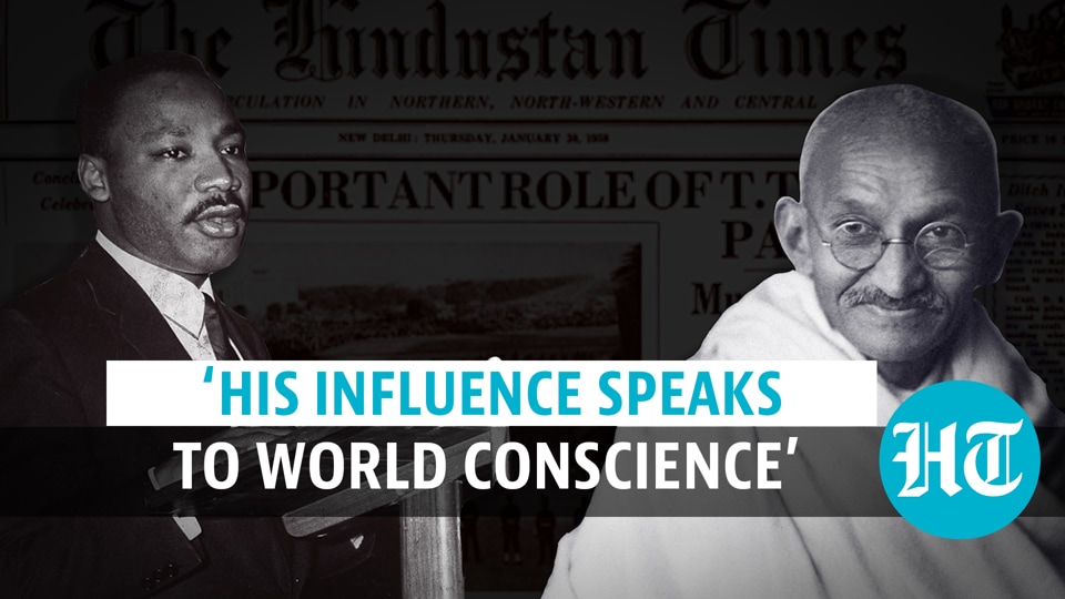 Watch: When Martin Luther King, Jr paid tribute to Mahatma Gandhi ...