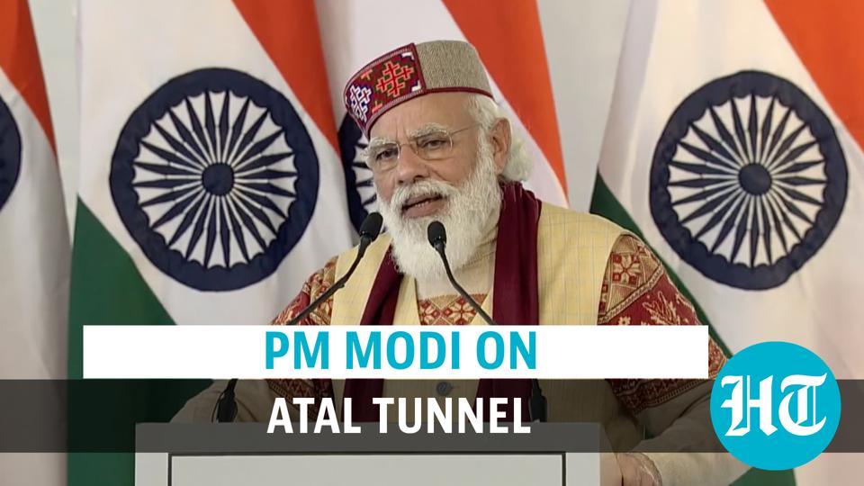 ‘Atal tunnel will strengthen India’s border infra’: PM Modi’s full speech | Hindustan Times