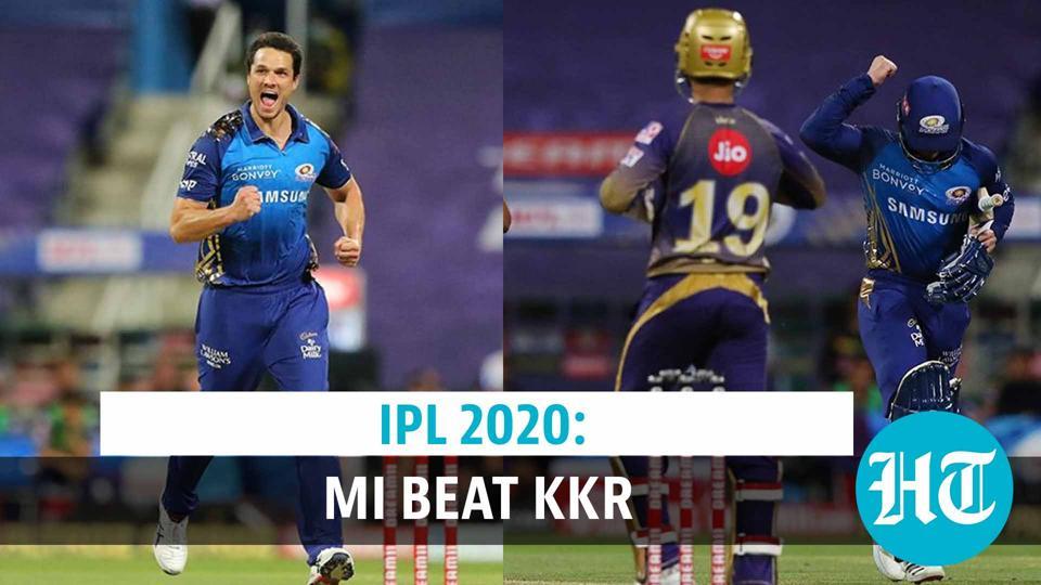 IPL 2020, MI vs KKR: MI regain top spot with clinical win over KKR ...