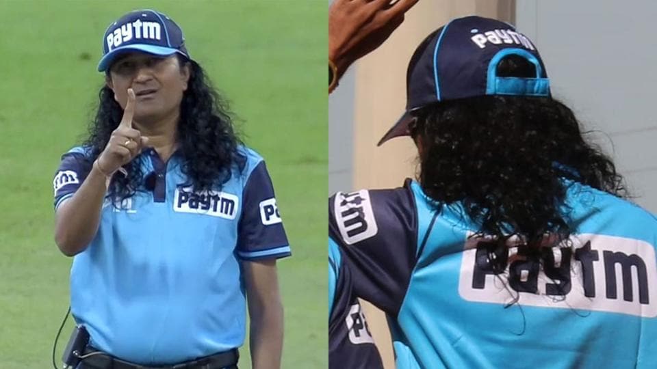 IPL 2020: Umpire Paschim Pathak sports ‘Rockstar’ hairdo, Twitter goes ...