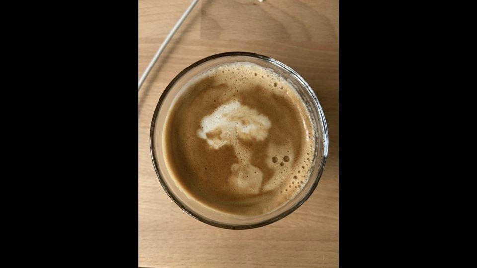 This man’s coffee art looks like a cat letting off an atomic bomb. Do ...