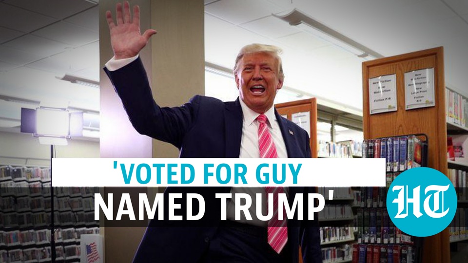 Watch: Donald Trump casts early vote, repeats mail-in fraud charge | US ...