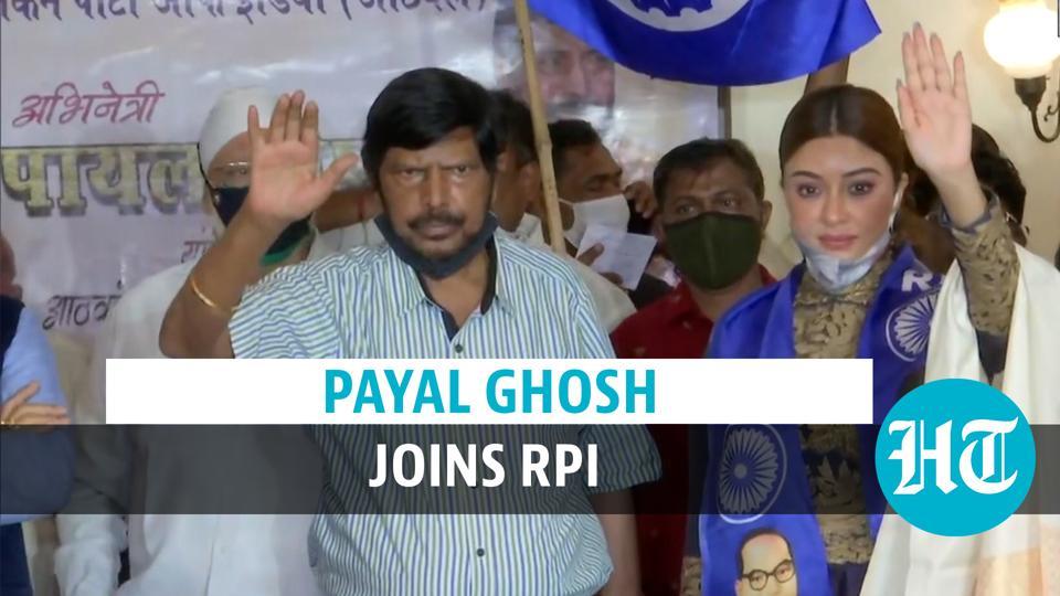 Watch: Payal Ghosh joins RPI; says Bollywood should boycott Anurag ...
