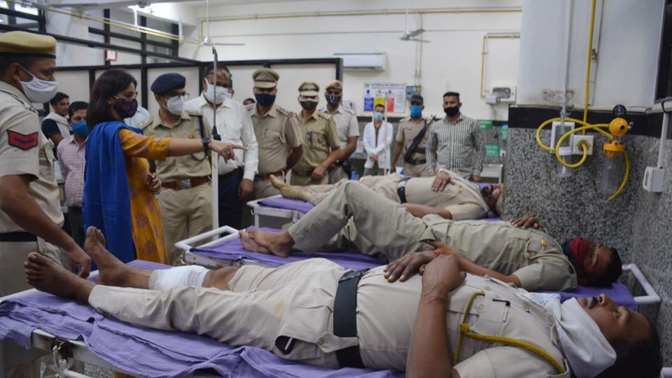 Panchkula ACP among 16 cops injured as protesting villagers turn ...