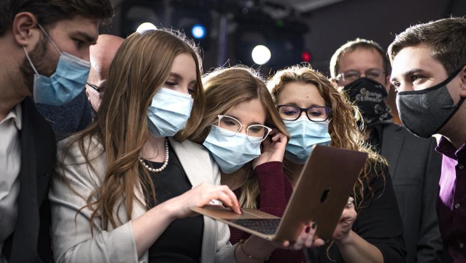 Photos: All eyes on US vote count as leads waver between Trump and ...