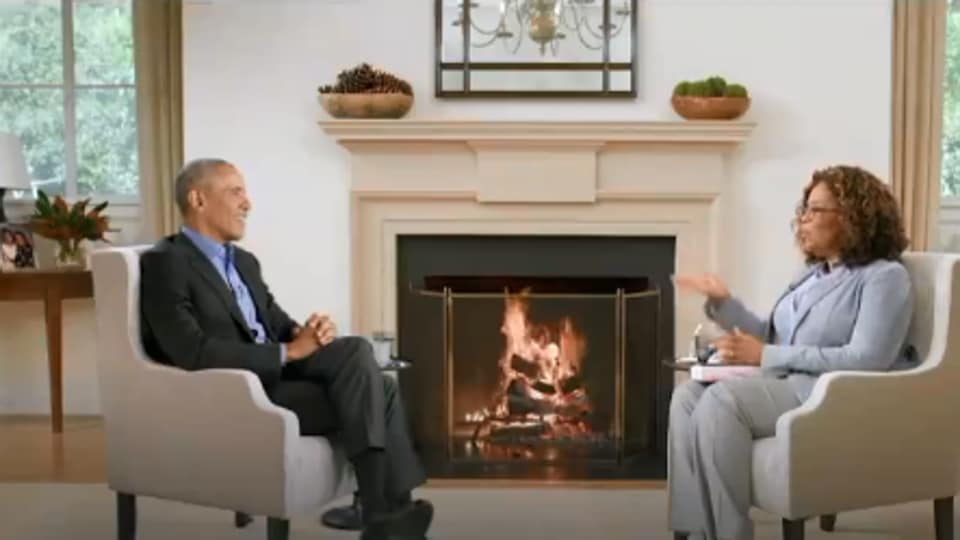 Oprah Winfrey shares behind the scenes video of interview with Barack ...