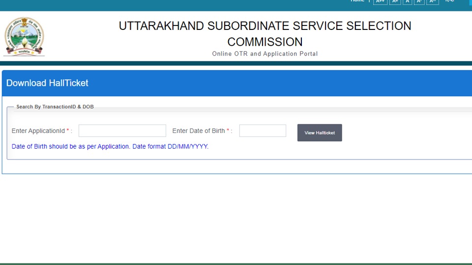 UKSSSC Assistant Accountant admit card 2020 released at sssc.uk.gov.in ...