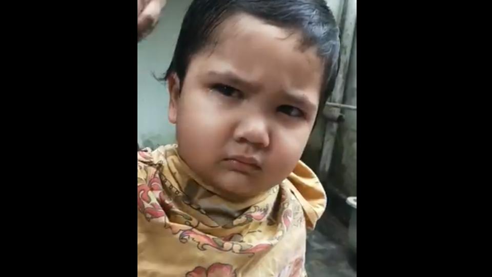 ‘Arre yaar!’: Kid’s adorable tantrums during haircut is winning tweeple ...
