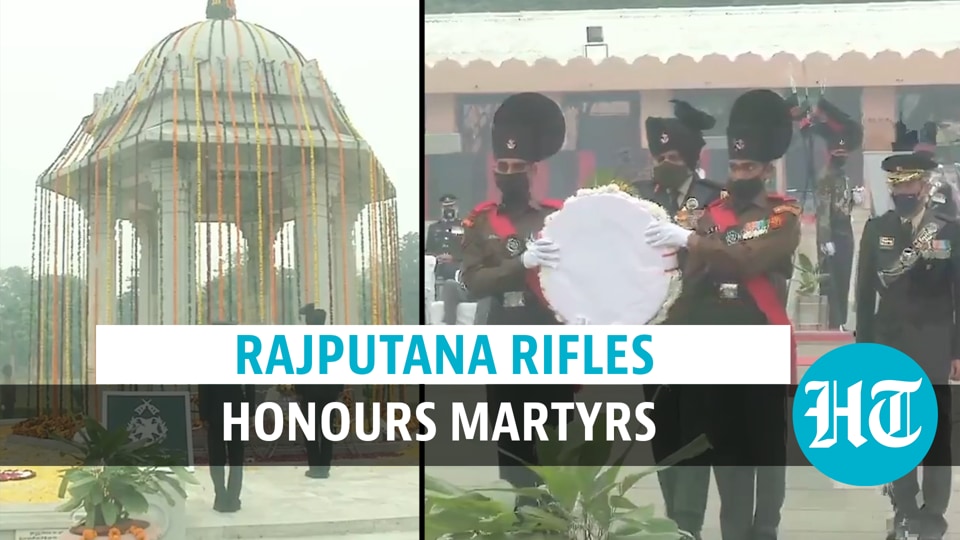 Watch: Tributes paid to fallen heroes at Rajputana Rifles’ Remembrance ...