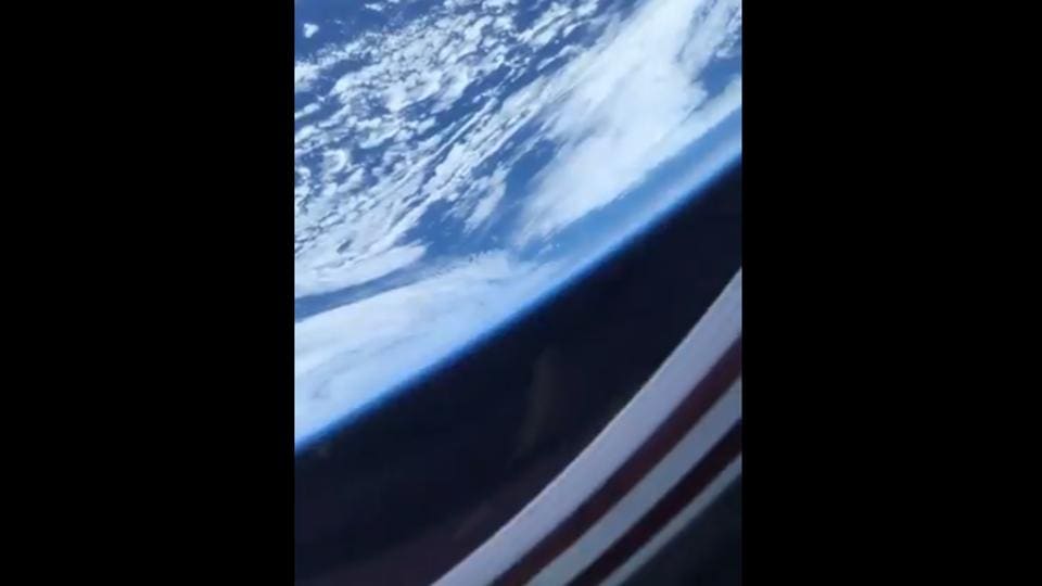 Astronaut shares his first video of Earth taken from space. Watch viral ...