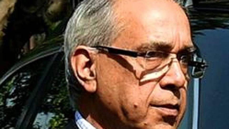 Ram Mandir construction panel chief Nripendra Misra in Ayodhya on two ...