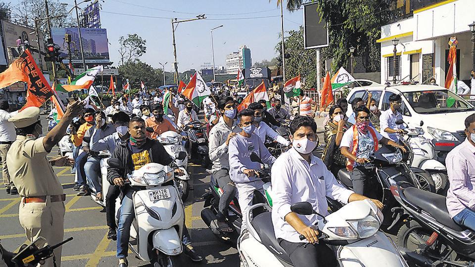 MVA, AAP ensure bandh in Pune sees strong political presence ...