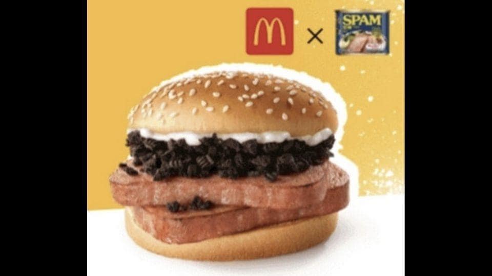 Odd food alert: McDonald’s sells ‘Spam burger’ topped with Oreos and ...