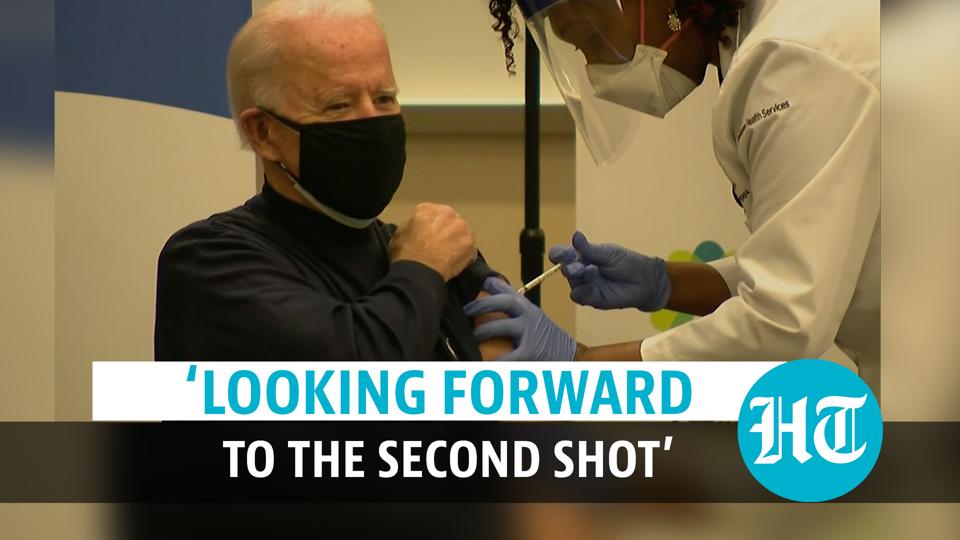 ‘Nothing to worry about’: Joe Biden gets his first dose of Pfizer Covid ...