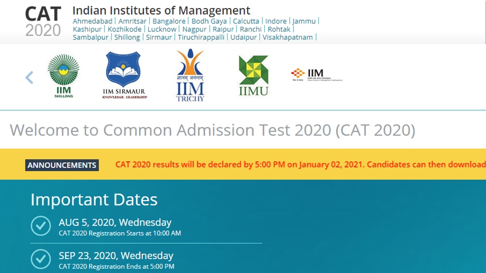 CAT 2020 result announced at iimcat.ac.in, here’s how to check ...