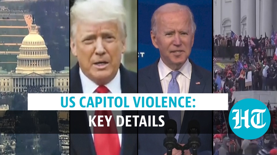 US Capitol Chaos: 4 dead in mob-police clash; Trump urges supporters to ...
