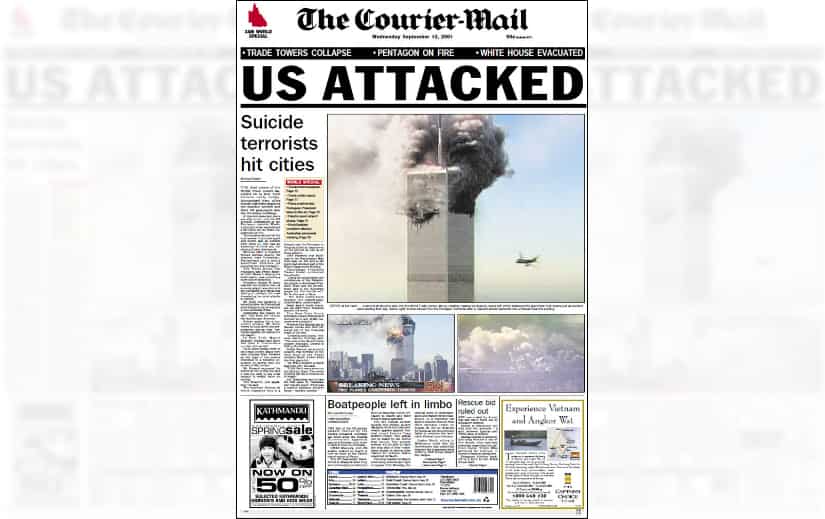‘Act of war’ to ‘Apocalypse’: How newspapers covered the 9/11 terror ...