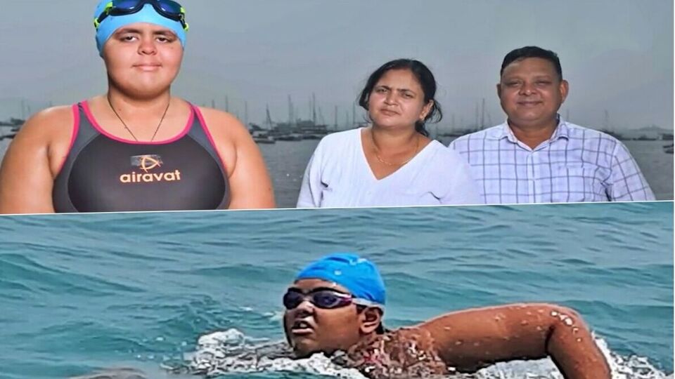 ஆட்டிசம் பாதித்த சிறுமி பாக் நீரிணையை அதிவேகமாக கடந்து உலக சாதனை-hear ...
