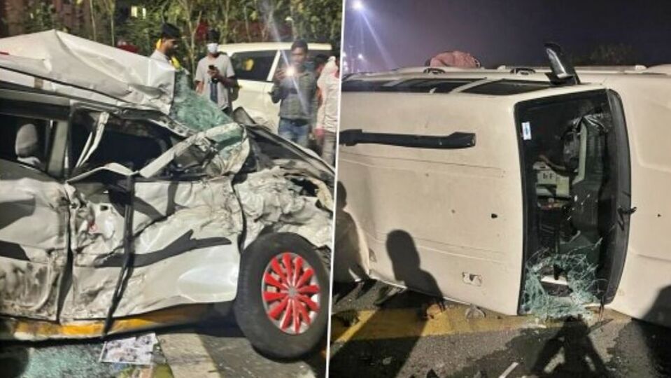 Navale bridge accident: புணே அருகே விபத்தில் சிக்கி 48 வாகனங்கள் சேதம்!