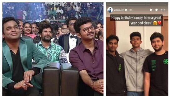 A R Ameen Sanjay: ‘முஸ்தபா முஸ்தபா’..விஜய் மகனுக்கு வாழ்த்து தெரிவித்த ...