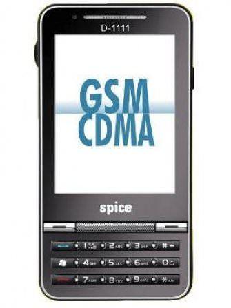 Spice D 1111 is a Discontinued phone. Checkout Spice D 1111 full ...