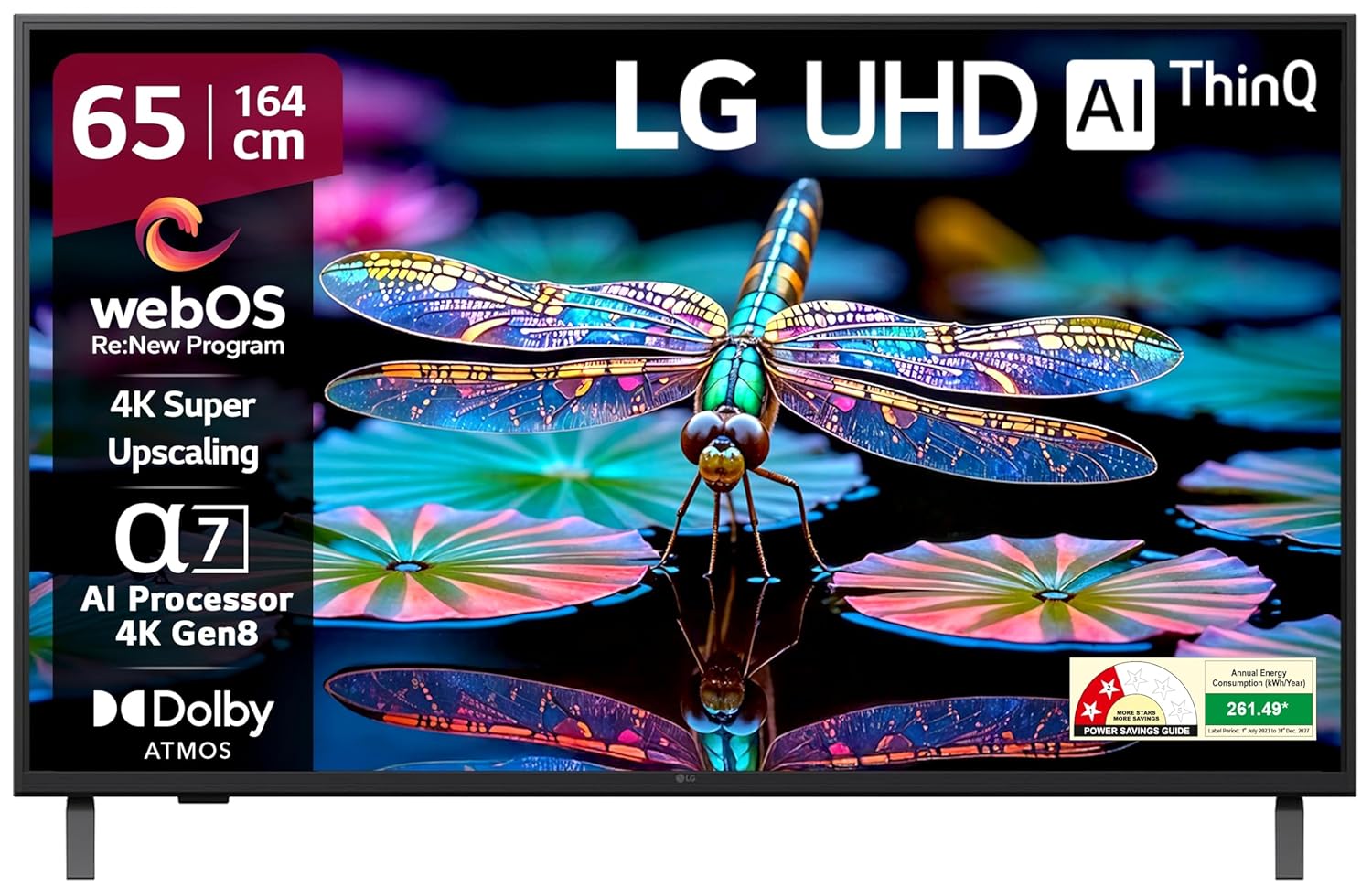 LG 65UA82006LA 65 inch 4K Ultra HD Smart webOS LED TV Price in India (19 January, 2026), Full ...