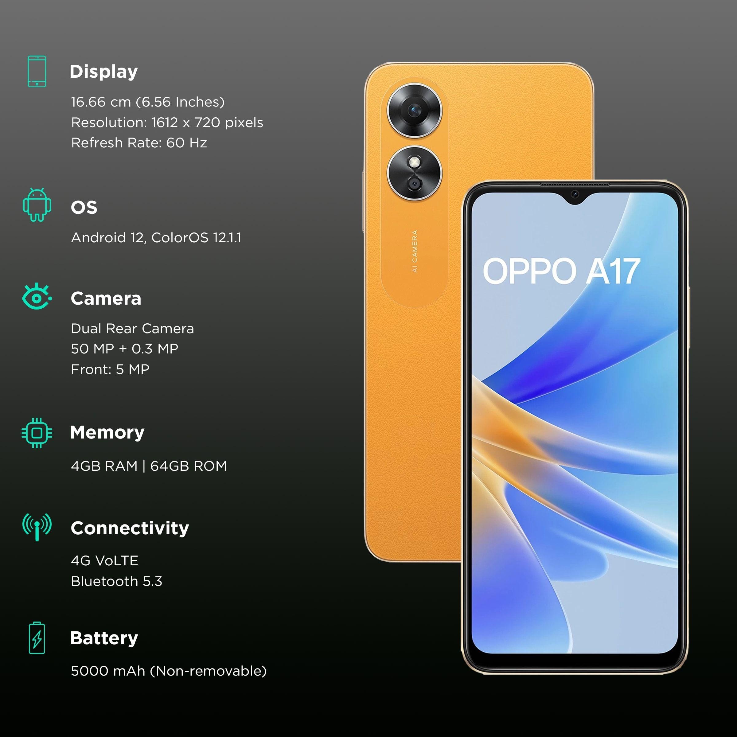 OPPO A17 - Price in India (October 2025), Full Specs, Comparison (HT Tech)