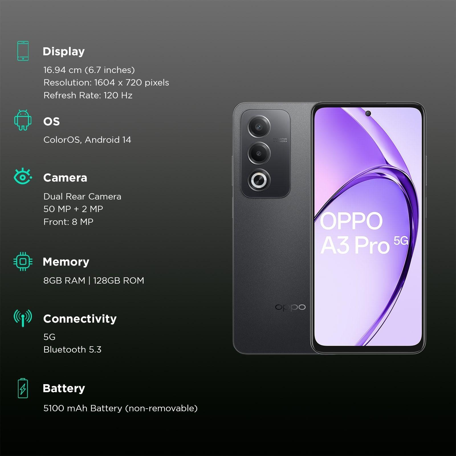 OPPO A3 Pro - Price in India (May 2025), Full Specs, Comparison