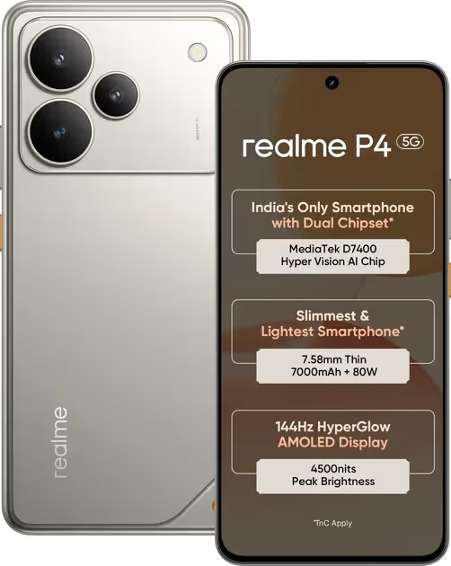 Realme P4 5G - Price in India (May 2026), Full Specs, Comparison (HT Tech)