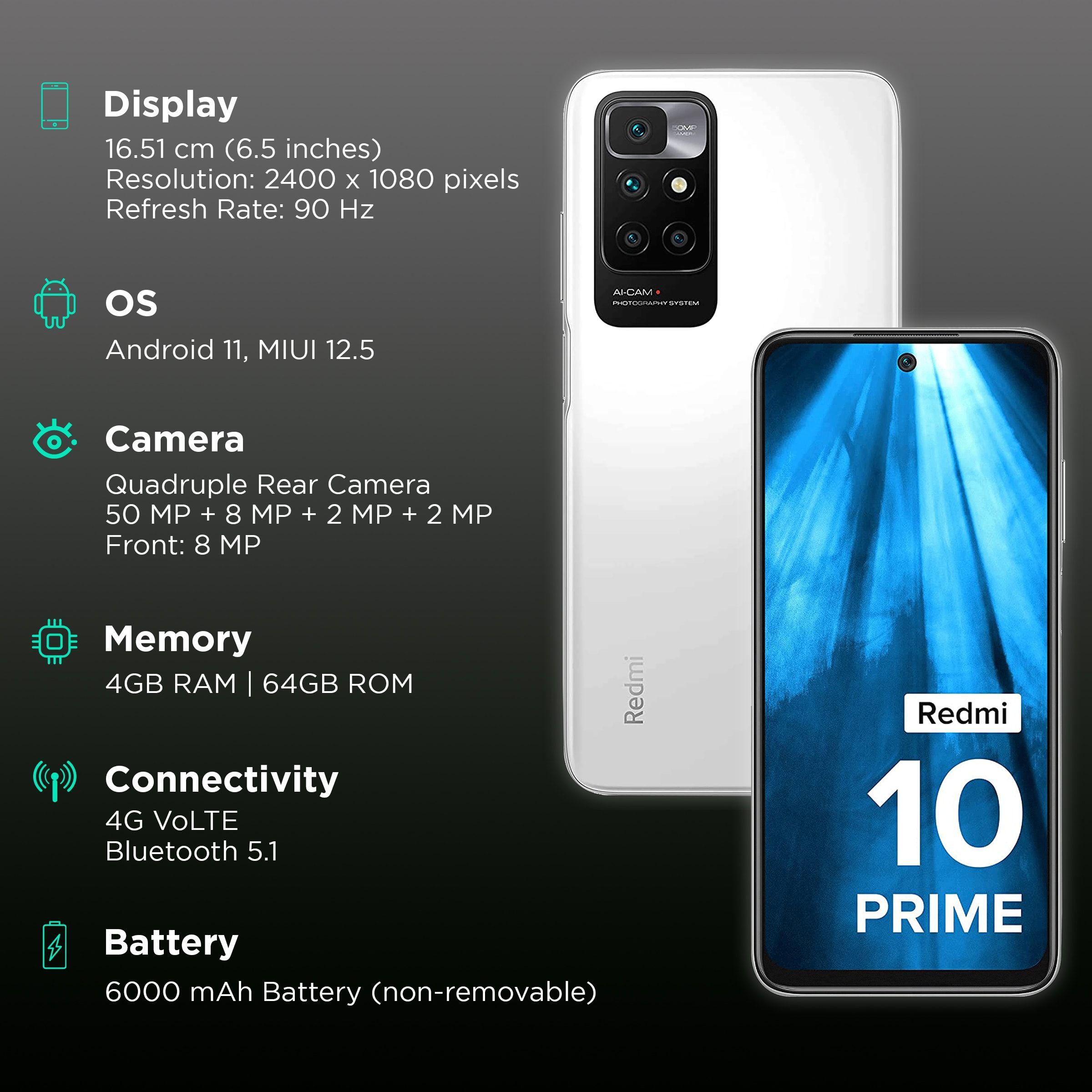 Xiaomi Redmi 10 Prime - Price in India (September 2025), Full Specs ...