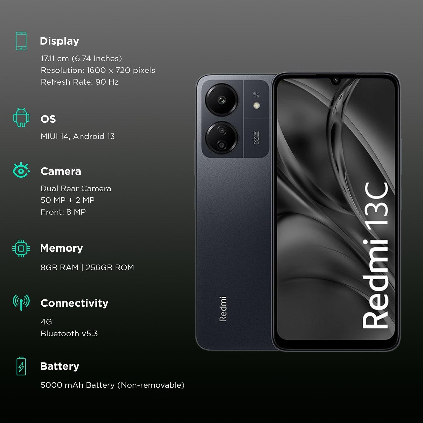 Xiaomi Redmi 13C - Price in India (October 2025), Full Specs ...