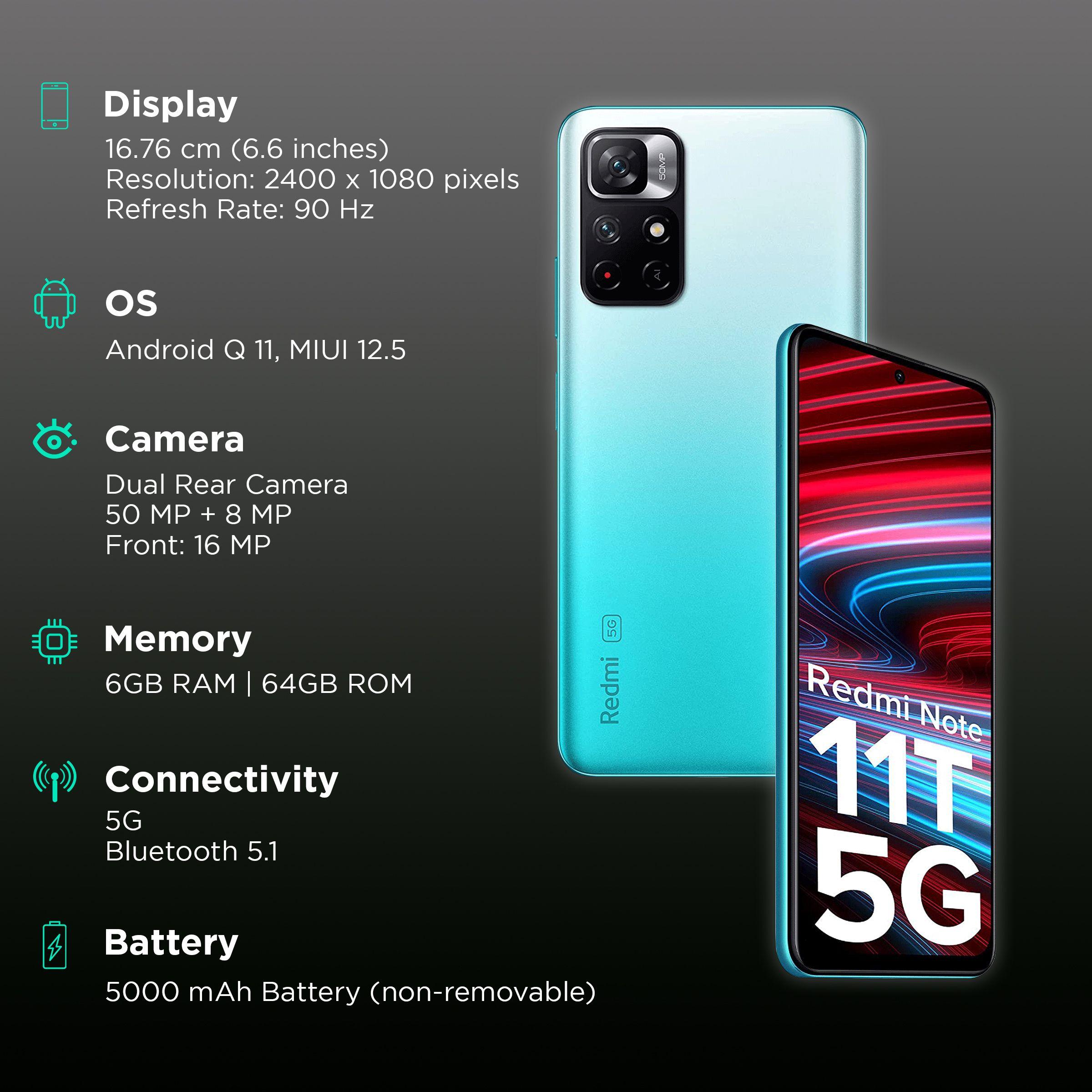 Xiaomi Redmi Note 11T 5G - Price in India (October 2025), Full Specs ...